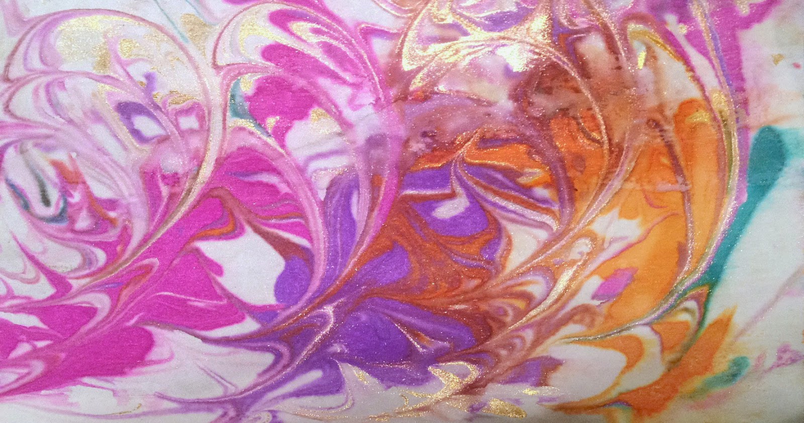 Marbled Paper Valentine’s Cards – Chalk In My Pocket